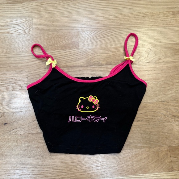 SHEIN | Tops | Hello Kitty X Shein Cami Crop Top | Poshmark